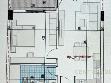 Shitet apartament 1+1, ne Rezidencen Ringside, ne Paskuqan! | Homezone.al