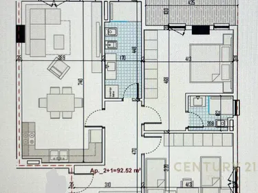 Shitet apartament 2+1+2, ne Rezidencen Ringside, Paskuqan! | Homezone.al