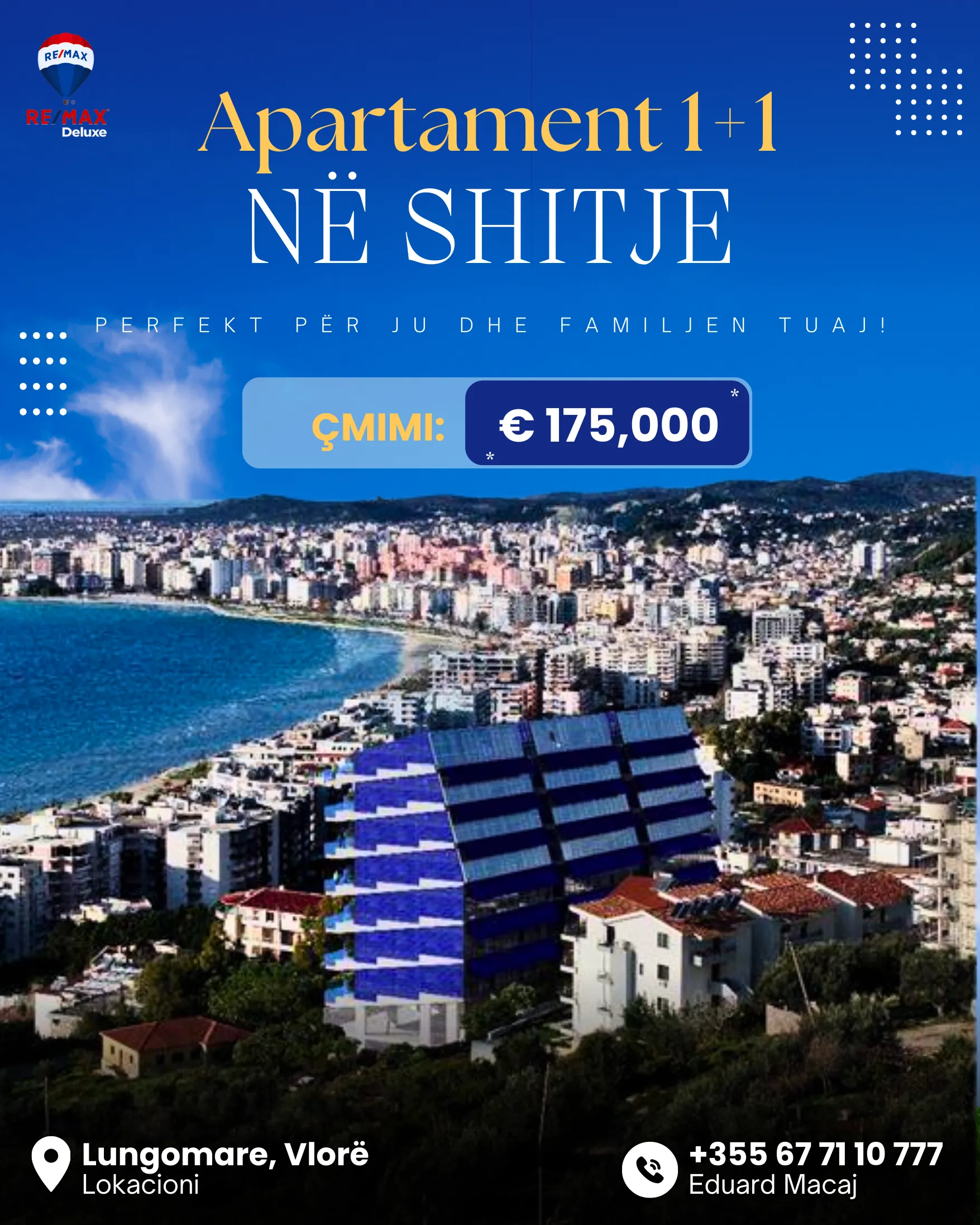 APARTAMENTE SUPER PREMIUM 1+1 – Lungomare, Vlorë (Vijë e Parë Deti ...
